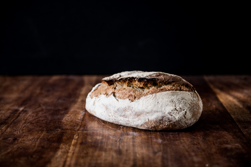 Pain de campagne nature (levain de seigle farine bise) batard 900g ...
